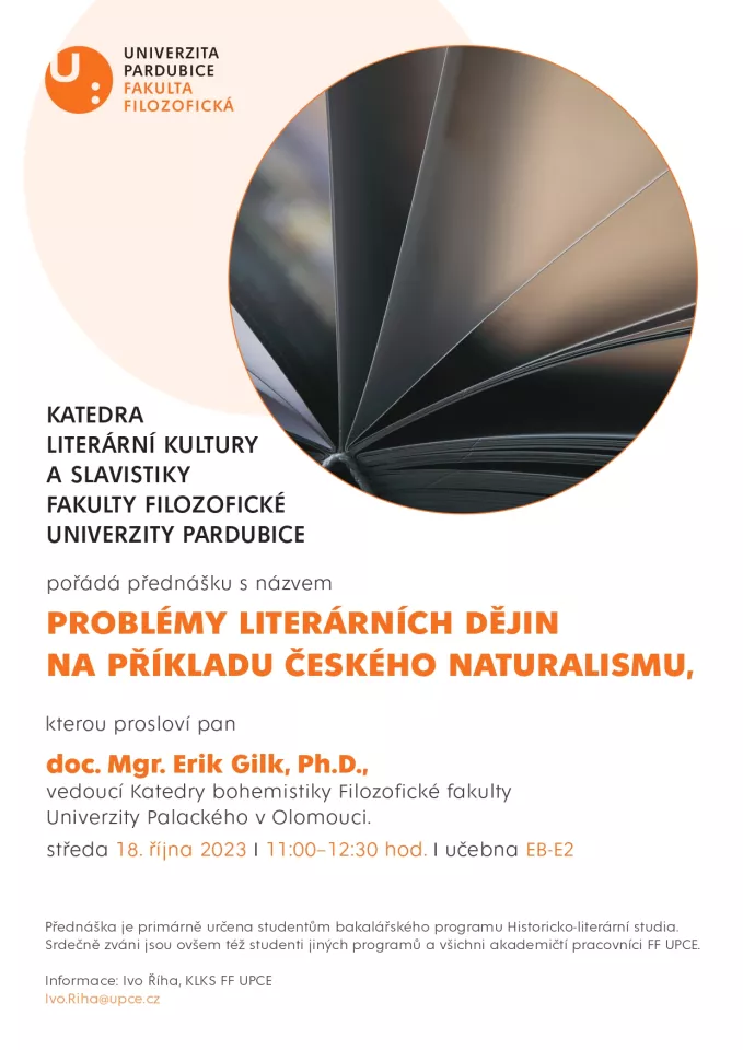 Erik Gilk: Problémy literárních dějin na příkladu českého naturalismu ...